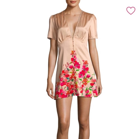 LPA | Dresses | Nwt Lpa X Revolve Floral Silk Dress Orig 35 | Poshmark